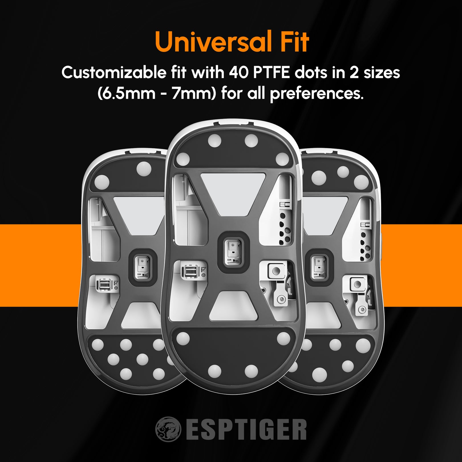 ICE V2 Mouse Skates - Universal - DIY Dots – EspTiger