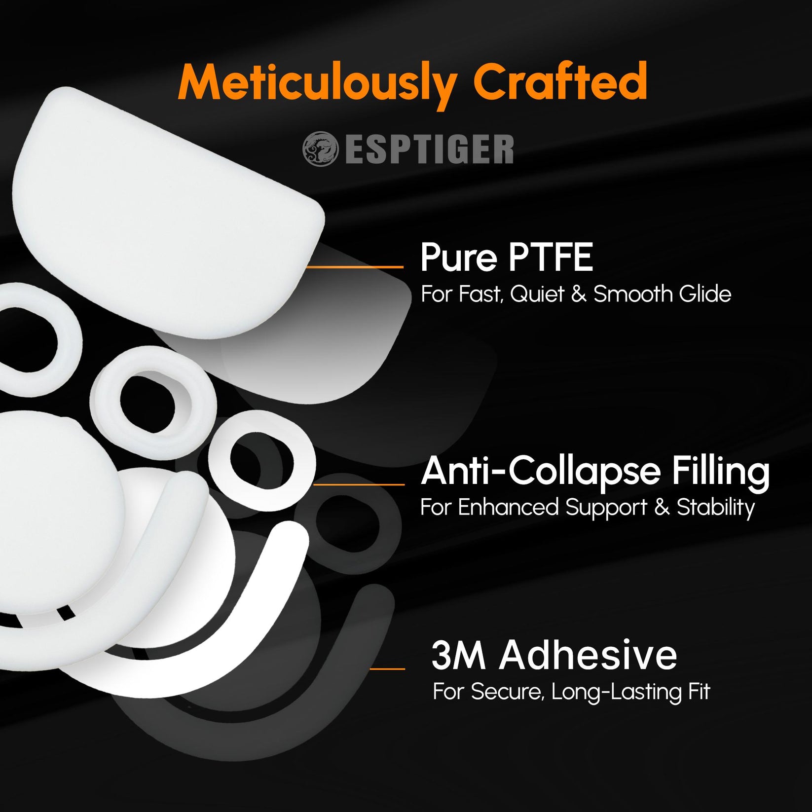ICE V2 Mouse Skates For Logitech G-PRO X SUPERLIGHT 2 DEX – EspTiger