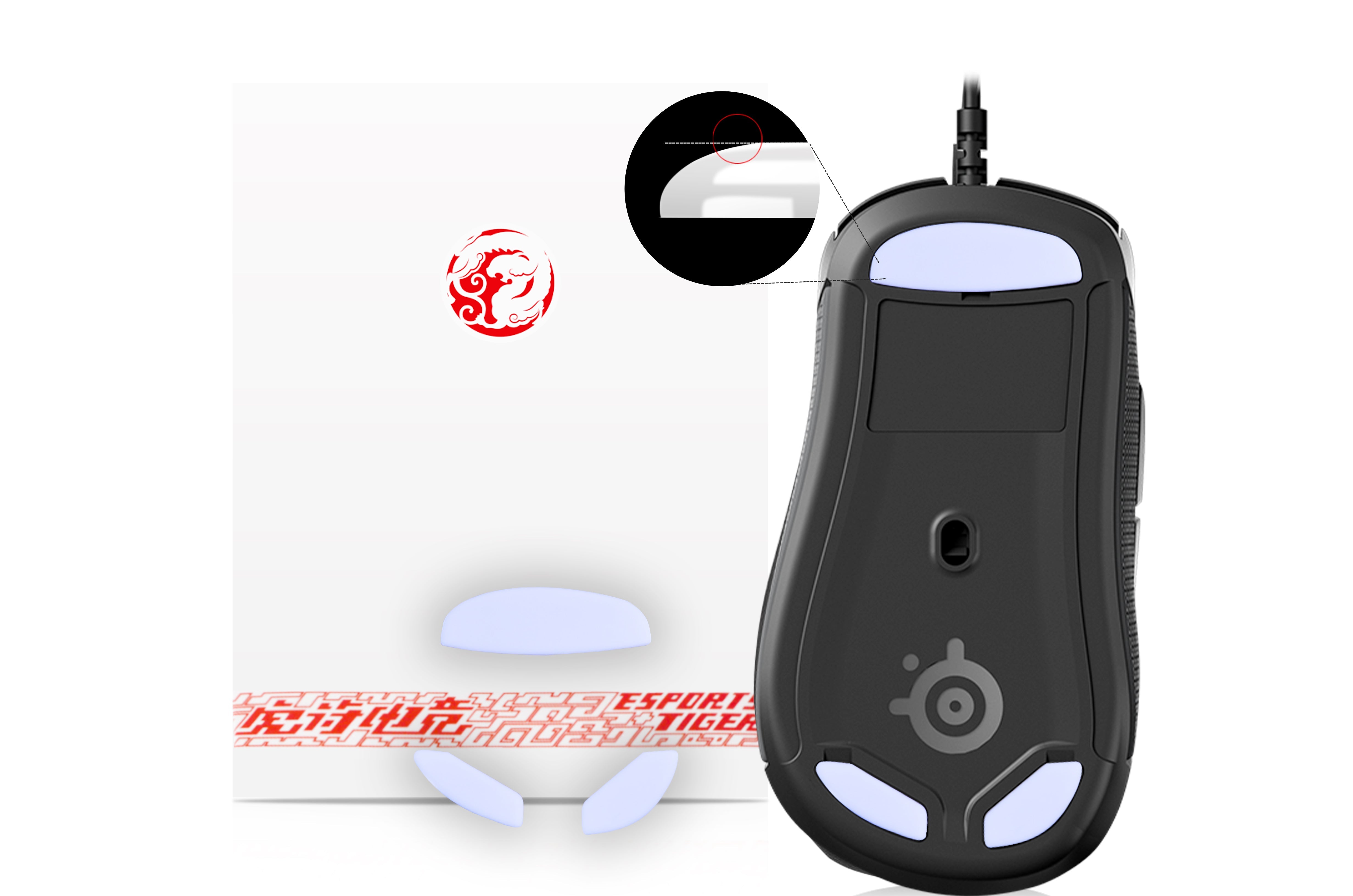 Arc 1 PTFE Skates | SteelSeries Sensei310 – EspTiger